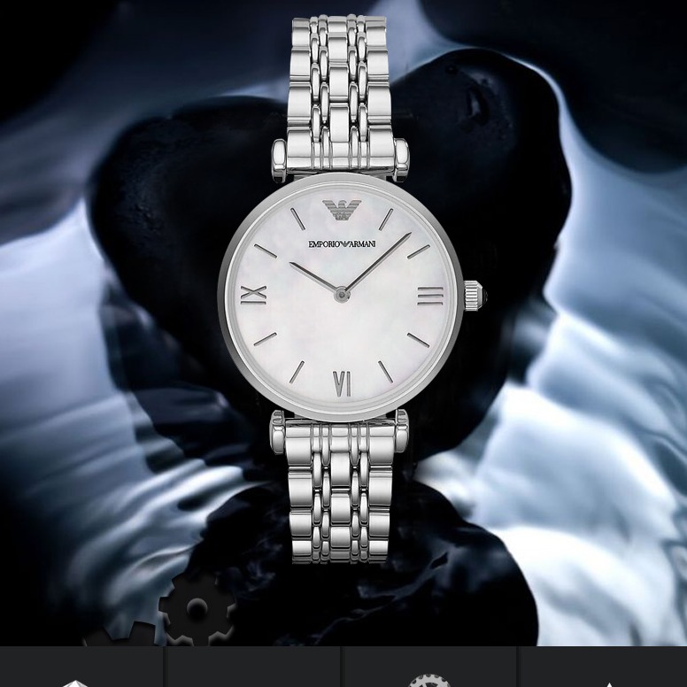 全球购 · 香港直邮【阿玛尼】银色大表盘钢带女表简约时尚石英表 女款 AR1682说明书,全球购 · 香港直邮【阿玛尼】银色大表盘钢带女表简约 ...